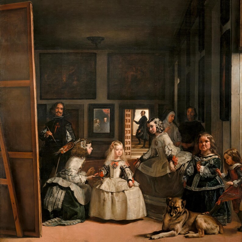 Las Meninas by Diego Velázquez, Classic Art, Ready to Hang Canvas - Etsy