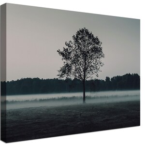 Lonely Tree Branches, Print on Canvas, Interior Design, Room Decoration ...