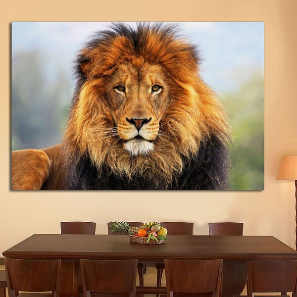 Lion Print - Etsy