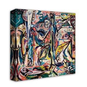 Jackson Pollock, Circumcision Abstract Canvas Print, Jackson Pollock ...