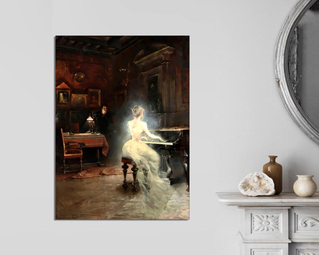 George Roux "spirit" Canvas Print – Vintage Music Art, Ready to Hang - Etsy