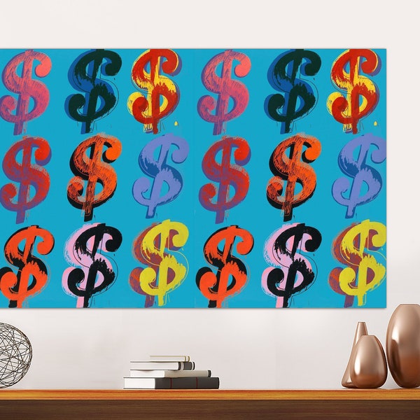 Andy Warhol Print Dollar Sign - Etsy