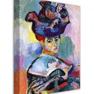 Henri Matisse, the Woman With a Hat, Canvas Art Print, Matisse Canvas ...