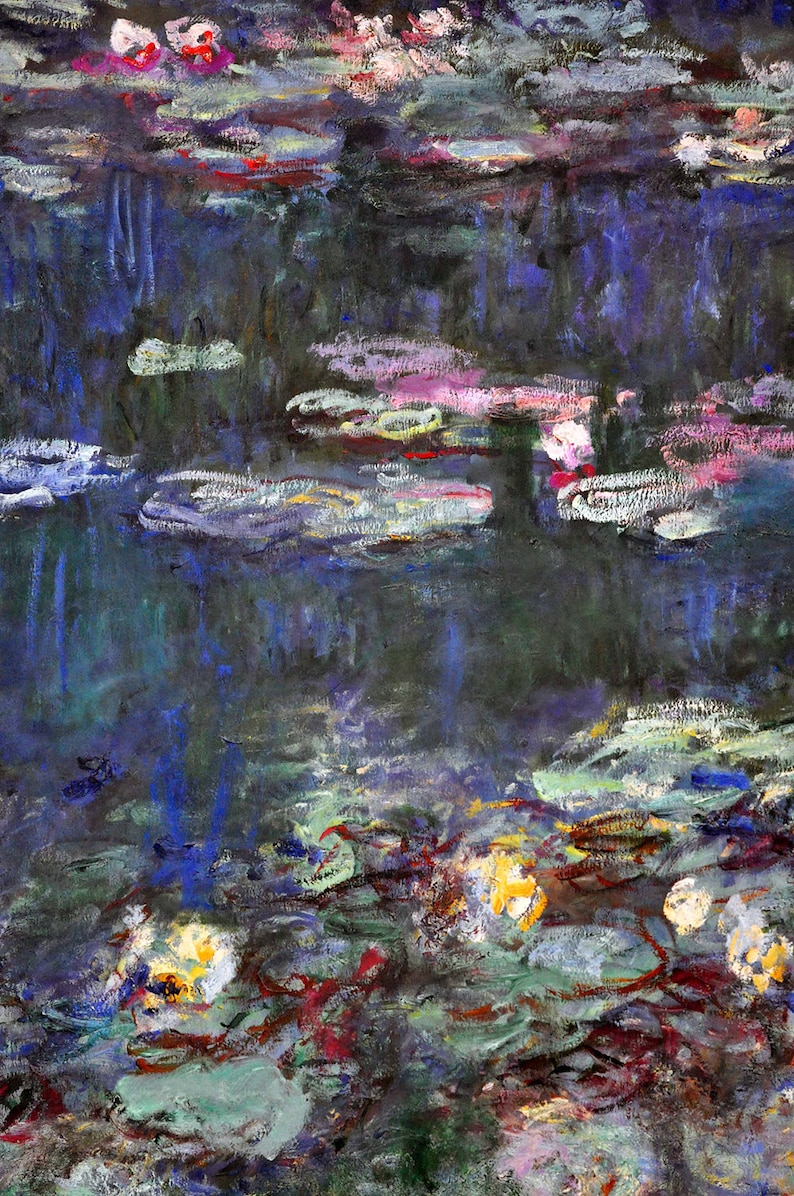 Claude Monet Water Lilies Impressionism Waterlilies Monet - Etsy