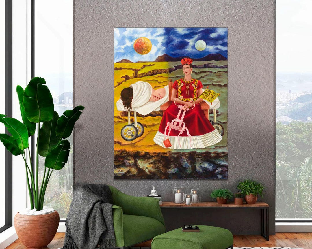 Frida Kahlo Tree of Hope Canvas Print, Surrealist Mexican Art, Ready to ...