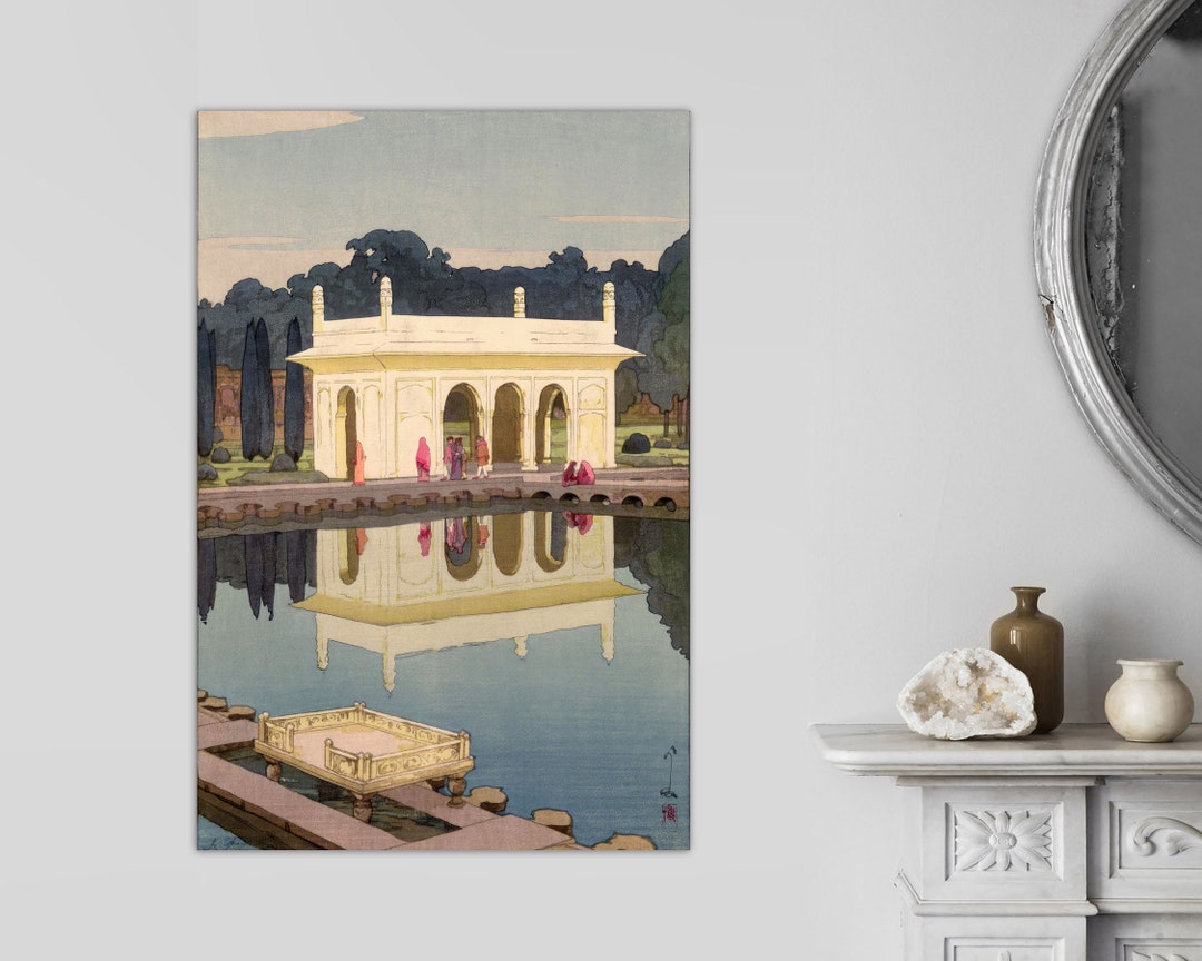 Japanese Art Print, Shalimar Garden, Lahore From the India and Southeast Asia Art by Yoshida ...