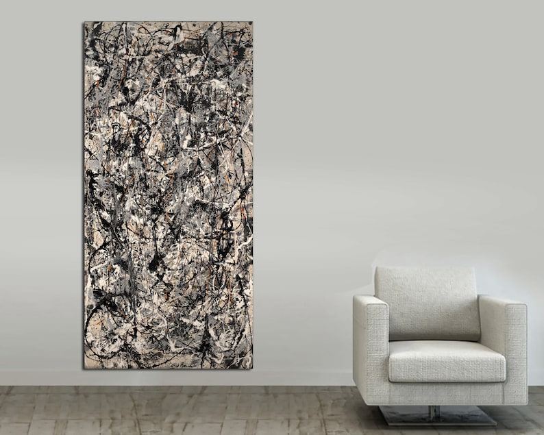 Convergence Abstract Expressionism Canvas Print by Jackson - Etsy