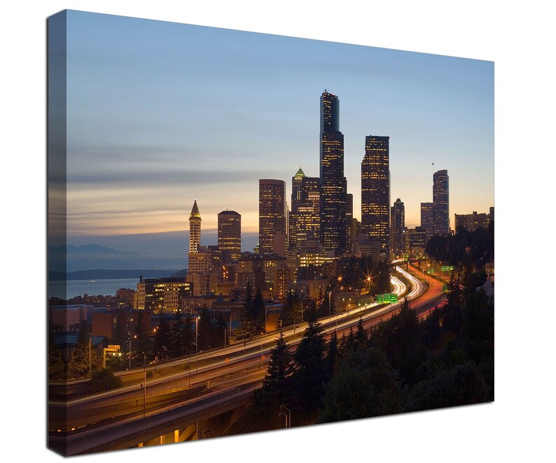 Seattle Kerry Park Skyline Seattle Canvas Print Canvas Art | Etsy