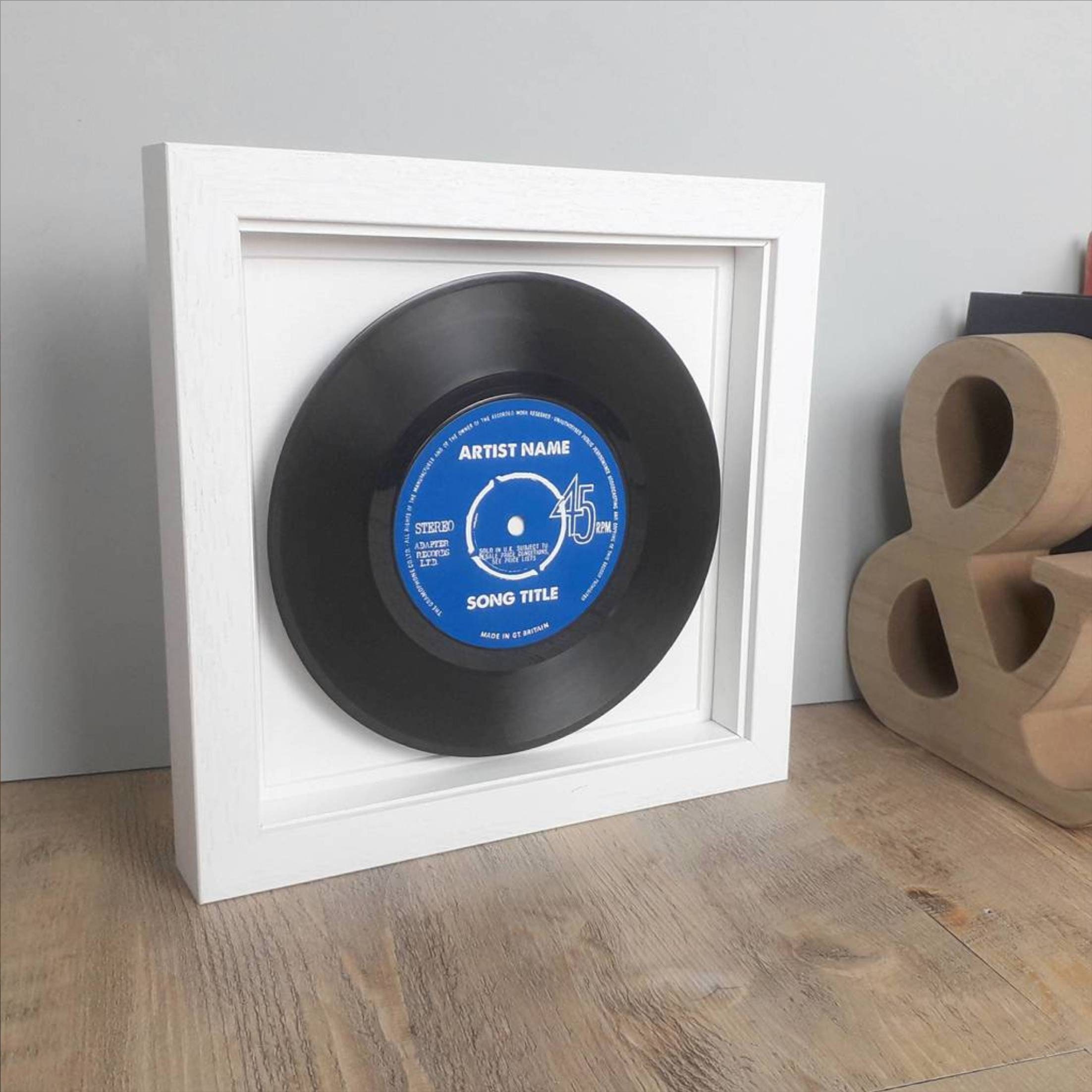 Real Vinyl Record Personalised Label 45rpm | Music Lover - Etsy UK