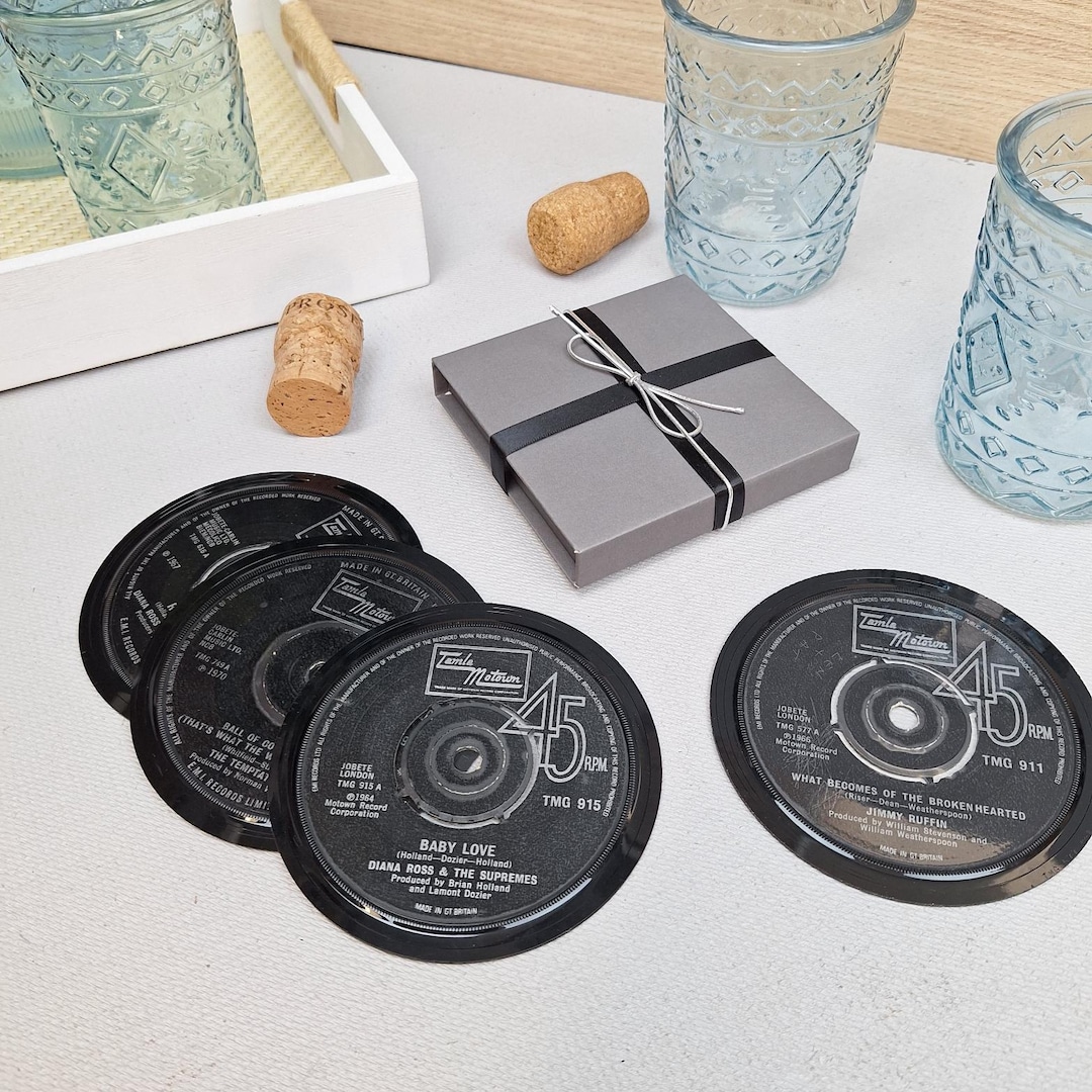 Tamla Motown Vinyl Record Coasters | Northern Soul | Temptations Four ...