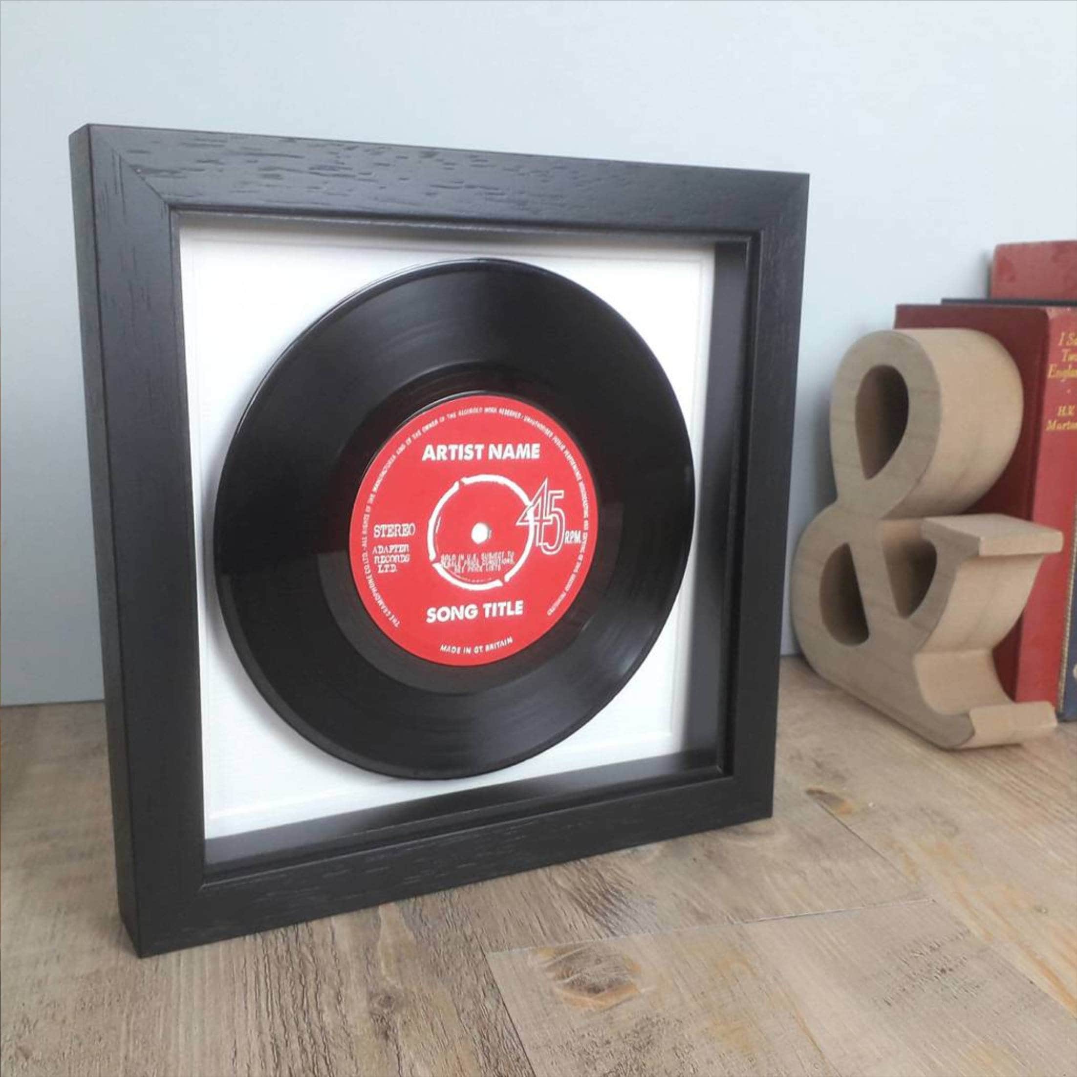 Real Vinyl Record Personalised Label 45rpm | Etsy