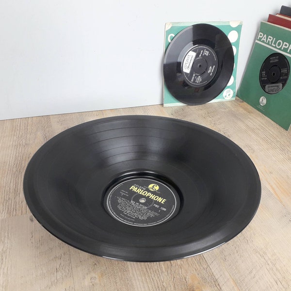 Vinyl Record Bowl - Etsy