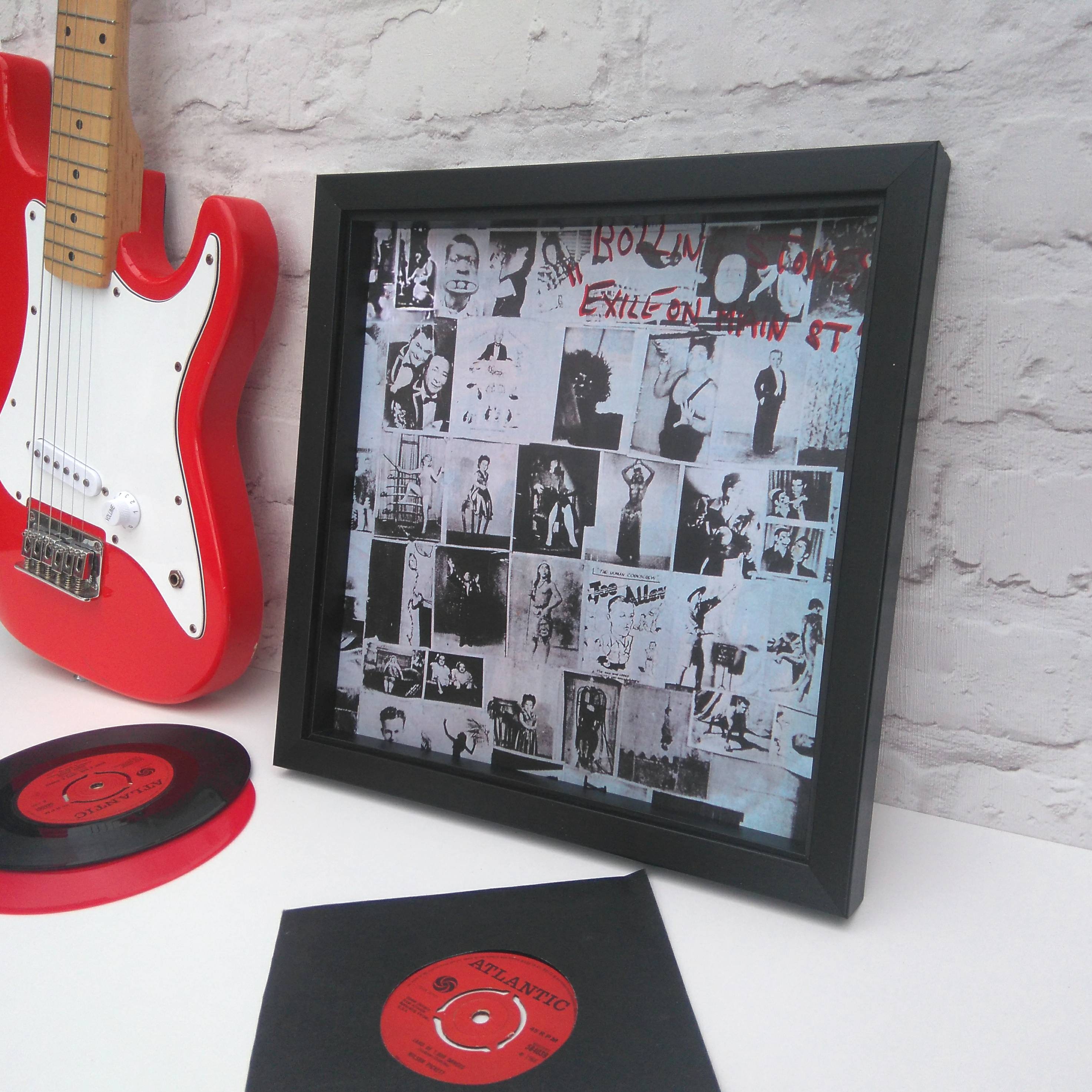 THE ROLLING STONES Real Vinyl Record Covers Framed - Etsy UK
