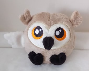 Plush owl toy | Etsy