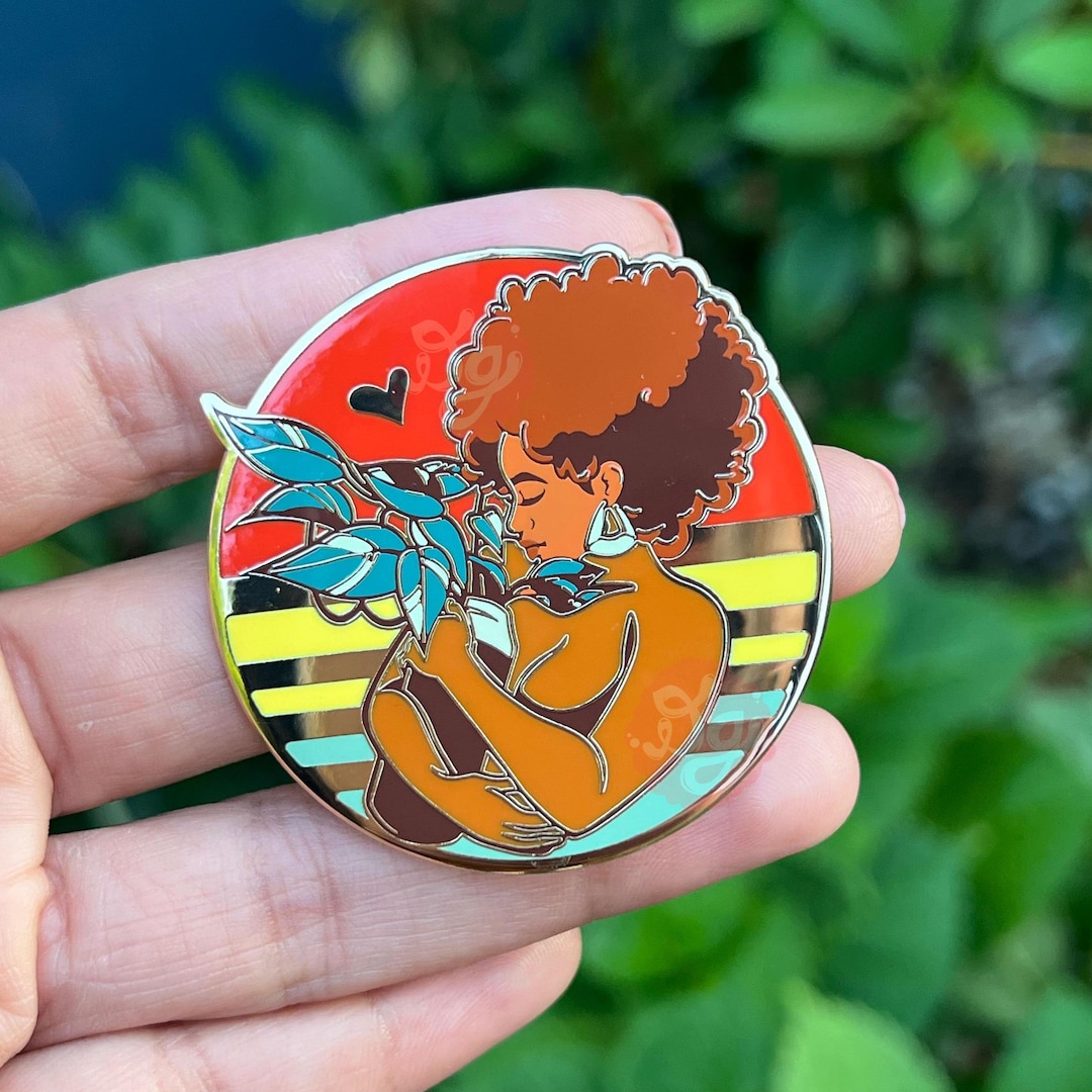 Muva Nature Enamel Pin | Plant Lover | Mother Nature | Enamel Pin ...
