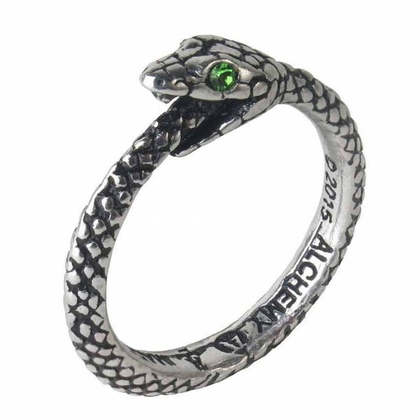 Green Snake Ring - Etsy UK