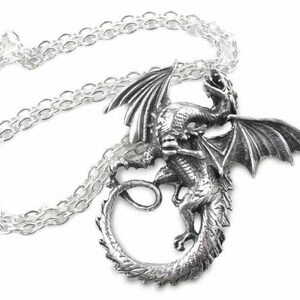 The Whitby Wyrm Pendant, Necklace Made by Alchemy England, Yorkshire ...