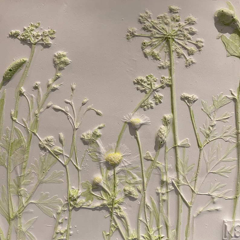Wild Garden I Botanical Bas-relief - Etsy