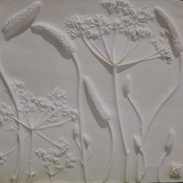 Botanical Bas Relief - Etsy