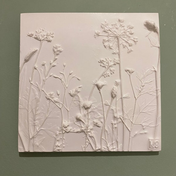 Botanical Bas Relief - Etsy