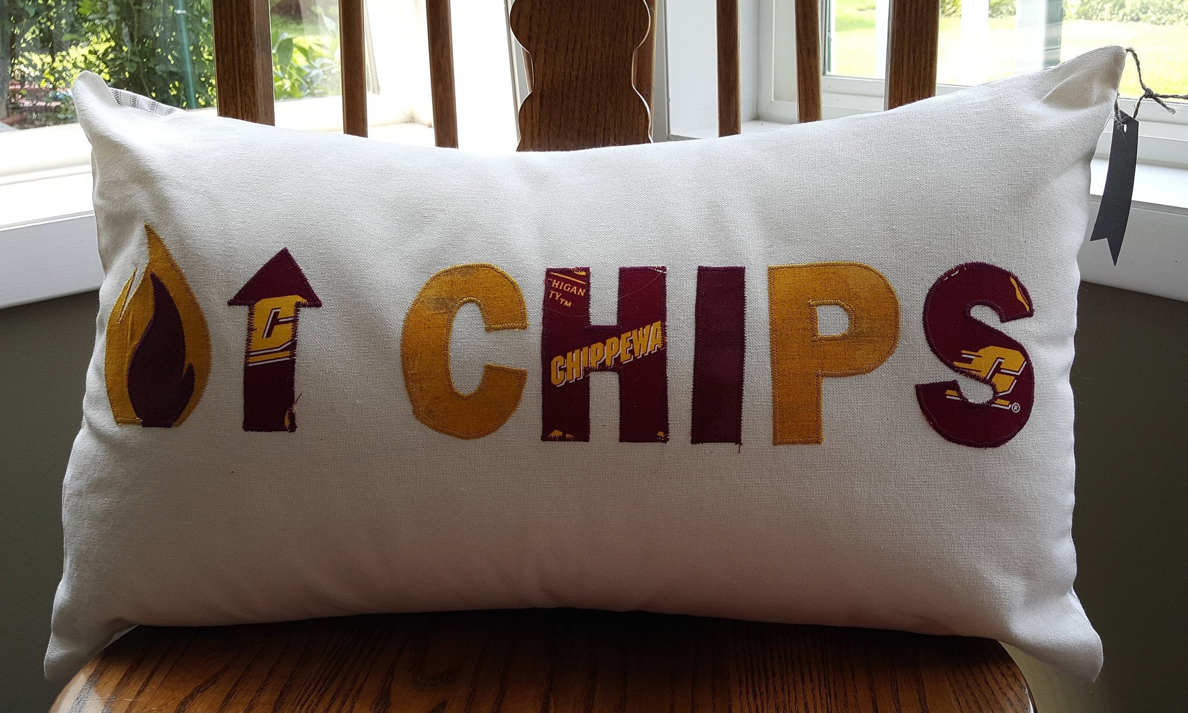Lumbar FIRE up CHIPS CMU Pillow - Etsy