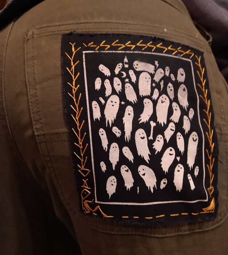 Ghost Patch 7x9 - Etsy
