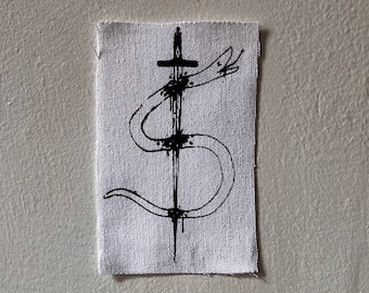 HUGE King Adder Snake Heraldic Heraldry Iron on Patch Many - Etsy