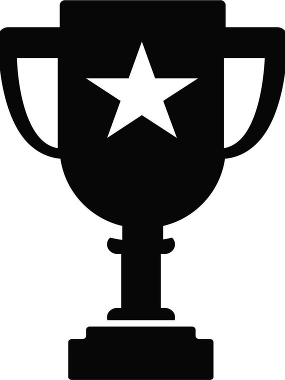 Trofee ai eps jpg png en svg Clipart Vinyl Stencil Cricut - Etsy België