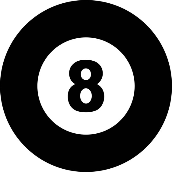 Billards 8 Ball ai eps jpg png and svg Clipart Vinyl | Etsy