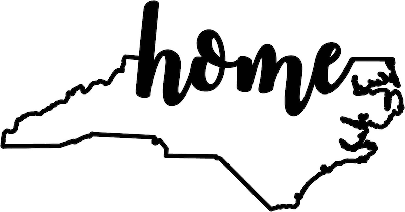 North Carolina Home Ai Eps Jpg Png and Svg Clipart Vinyl - Etsy