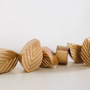 Leaf Shaped Concrete Drawer Knob/pull Painted. - Etsy