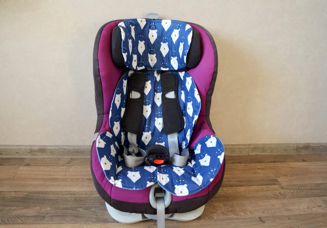 Reversible Car Seat Liner With Cute Print, Custom Toddler Car Seat ...