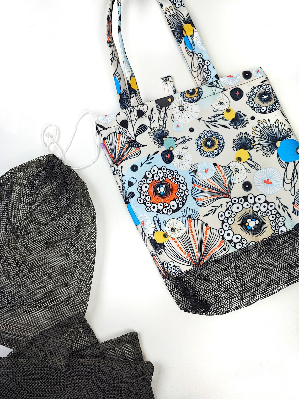 Seashell Mesh Bag Kids Seashell Bag Beach Shell Bag Kids - Etsy