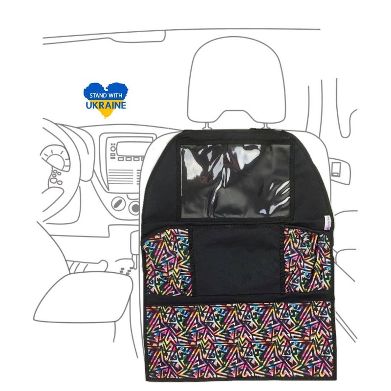 Car Seat Back Pocket Organizer - Etsy