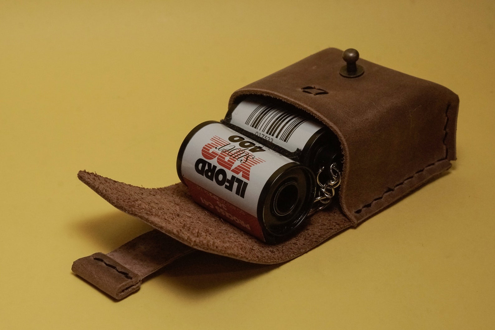 35mm leather film pouch / holder / case for 2 rolls of film | Etsy