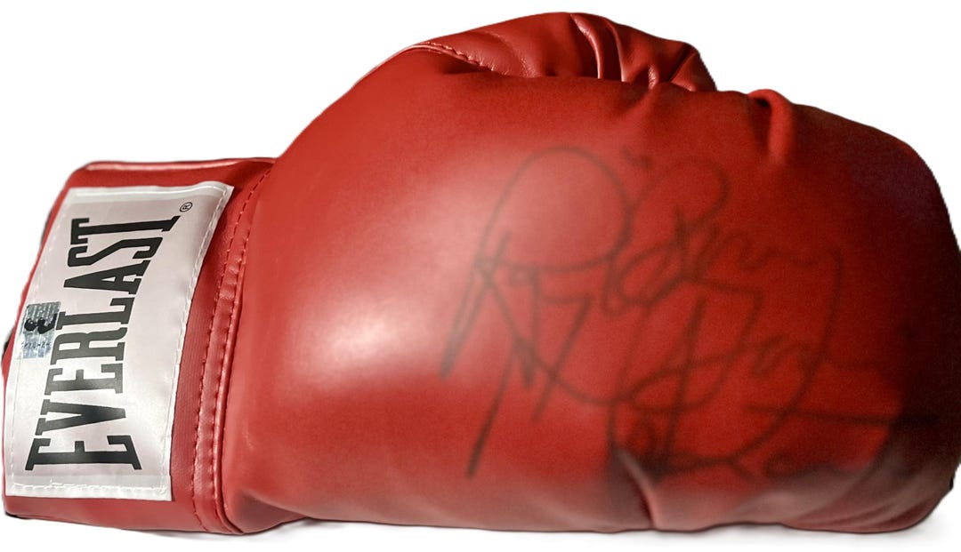 Autographed Ray Boom Boom Mancini Everlast Boxing Glove - Etsy