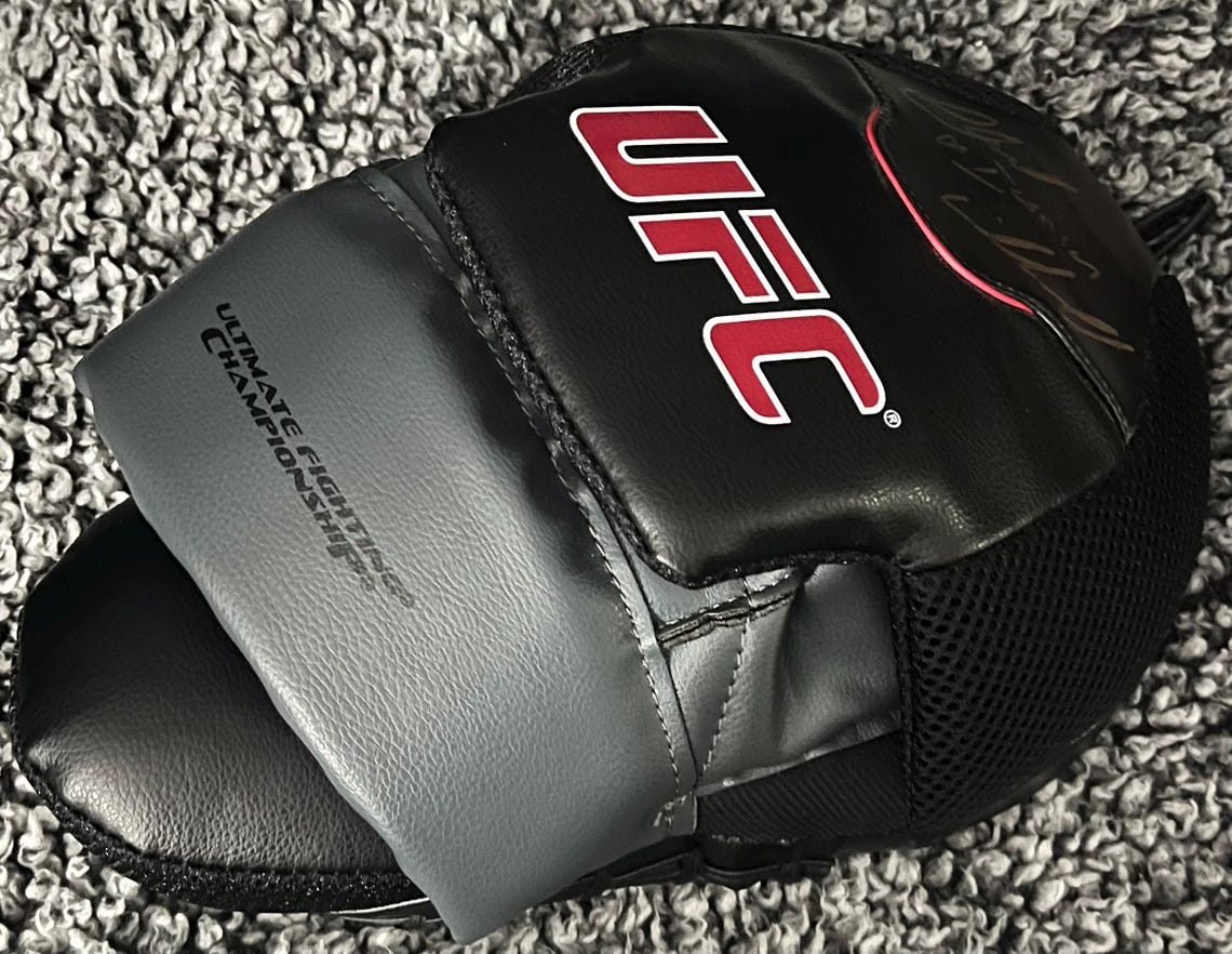 UFC Legend Chuck Liddell Signed Official Striking Pad - Etsy