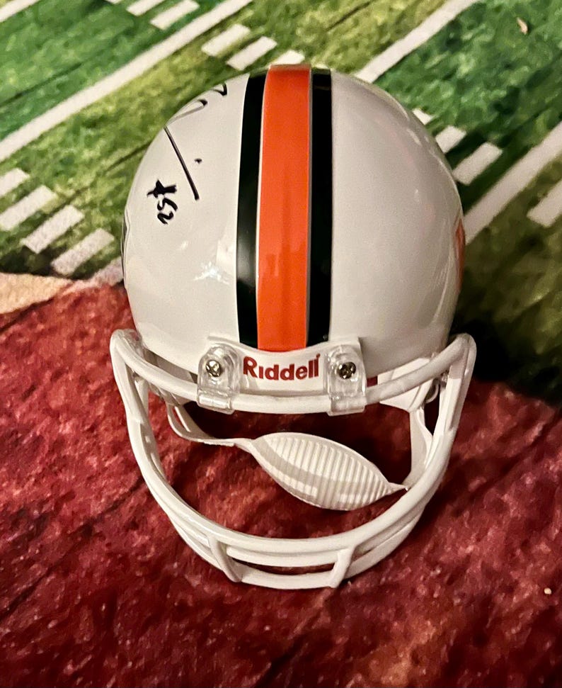 Ray Lewis Signed Miami Hurricanes Mini Helmet PSA - Etsy