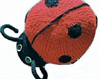 Ladybug Toy Knitting Pattern PDF - Etsy