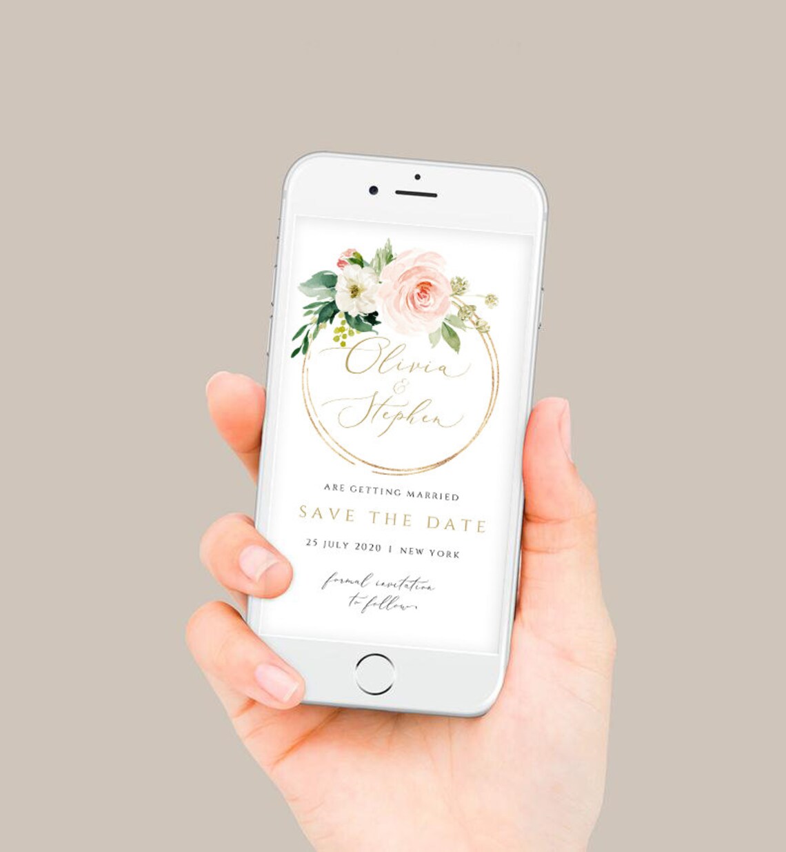 Electronic Save the Date Text Message Evite Save the Date - Etsy UK