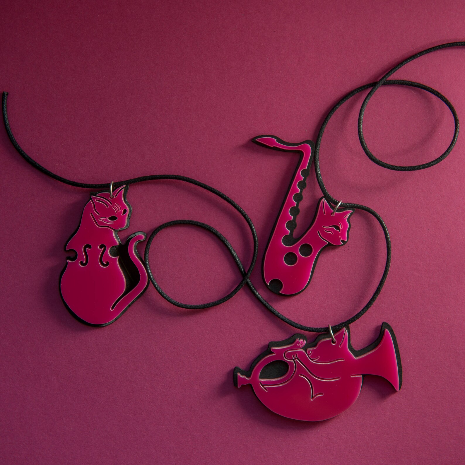 CAT TRUMPET Gift Pendant Necklace - Etsy