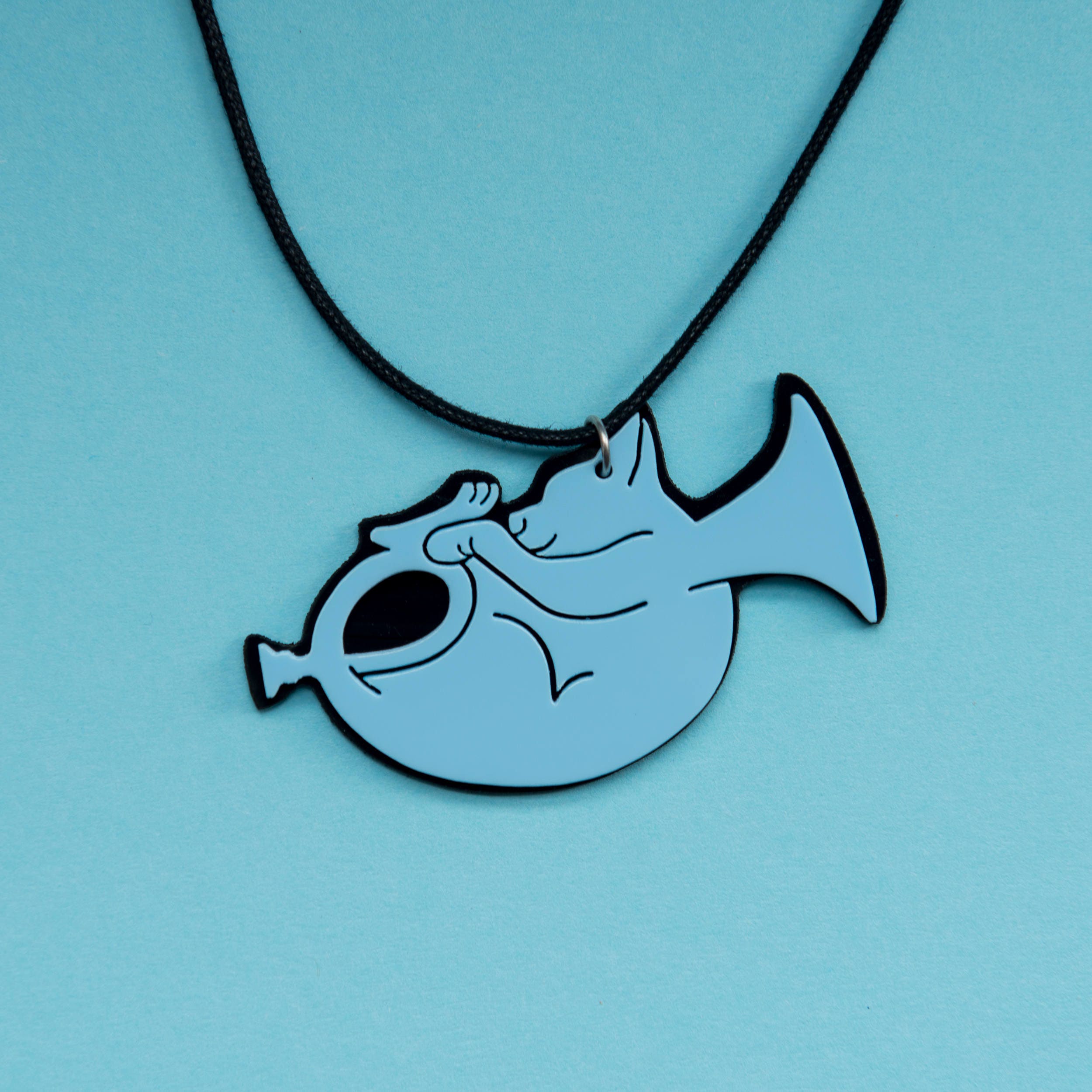 CAT TRUMPET Gift Pendant Necklace - Etsy