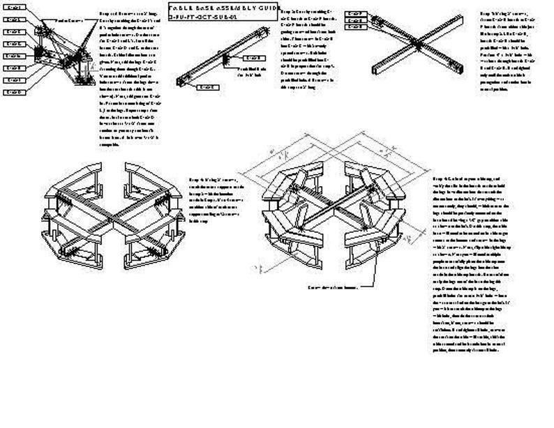 OCTAGON Picnic Table | EASY Woodworking Design Plans| FREE Board Cut ...