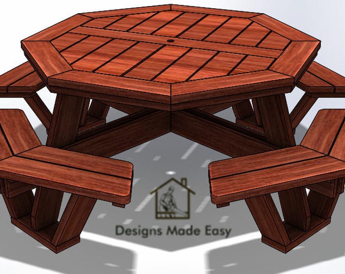 Octagon Table - Etsy