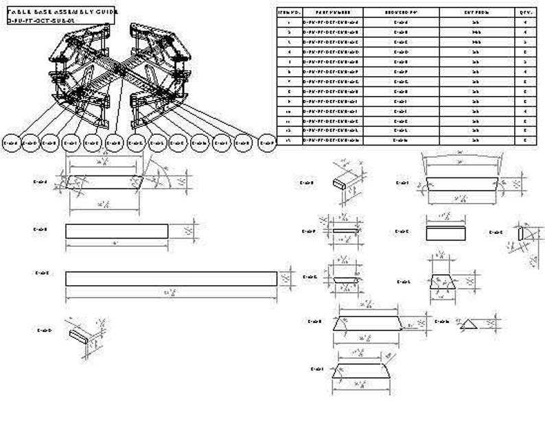 OCTAGON Picnic Table | EASY Woodworking Design Plans| FREE Board Cut ...