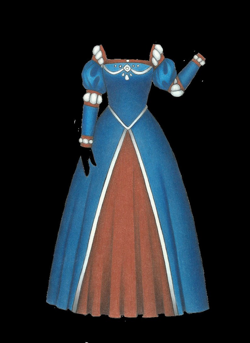 Historical Princess Paper Doll Set - Etsy