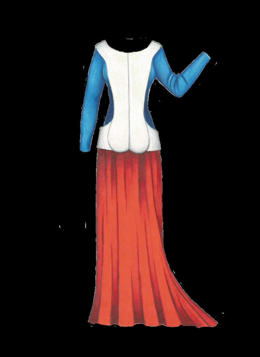 Historical Princess Paper Doll Set - Etsy
