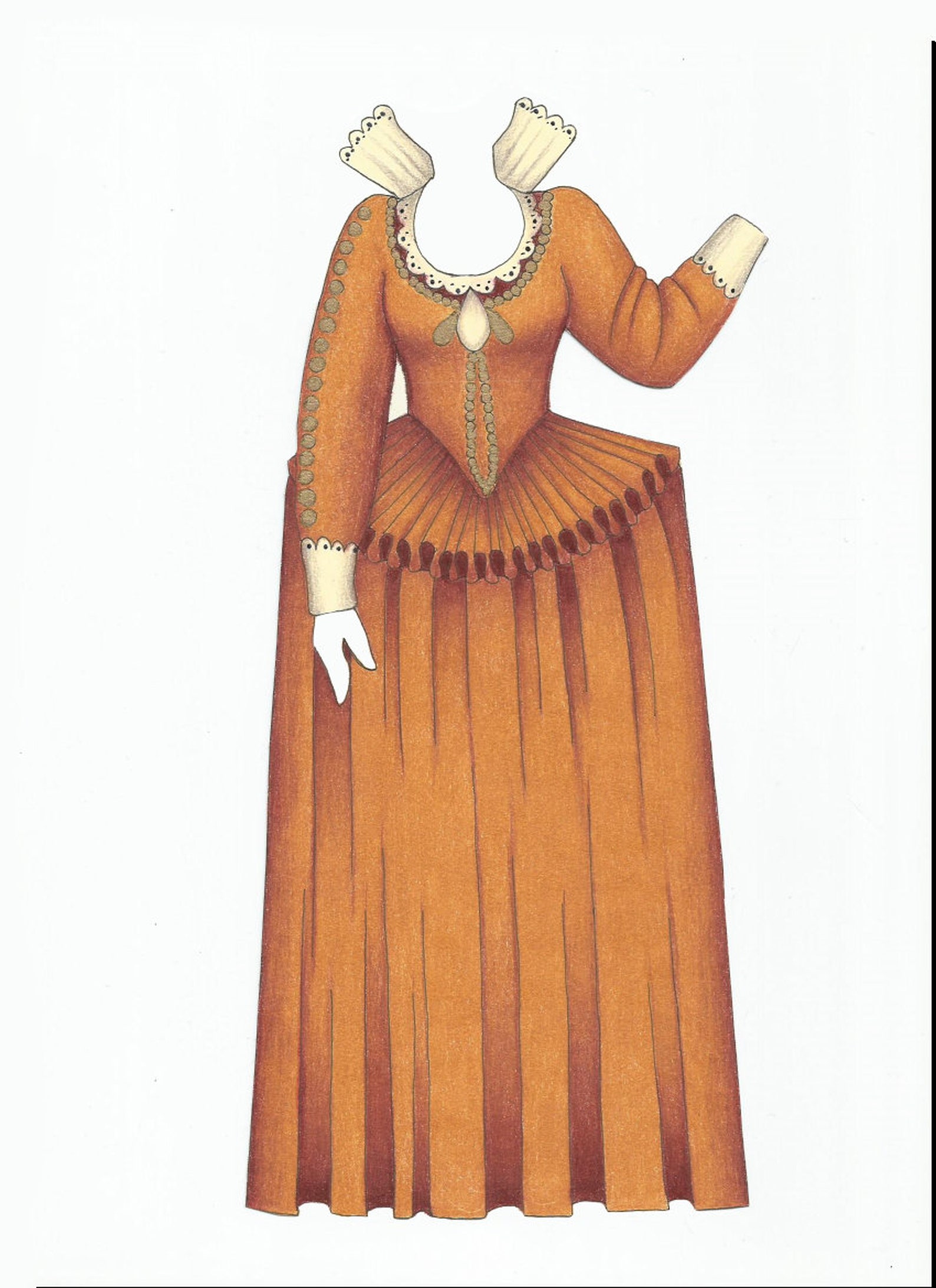 Historical Princess Paper Doll Set - Etsy