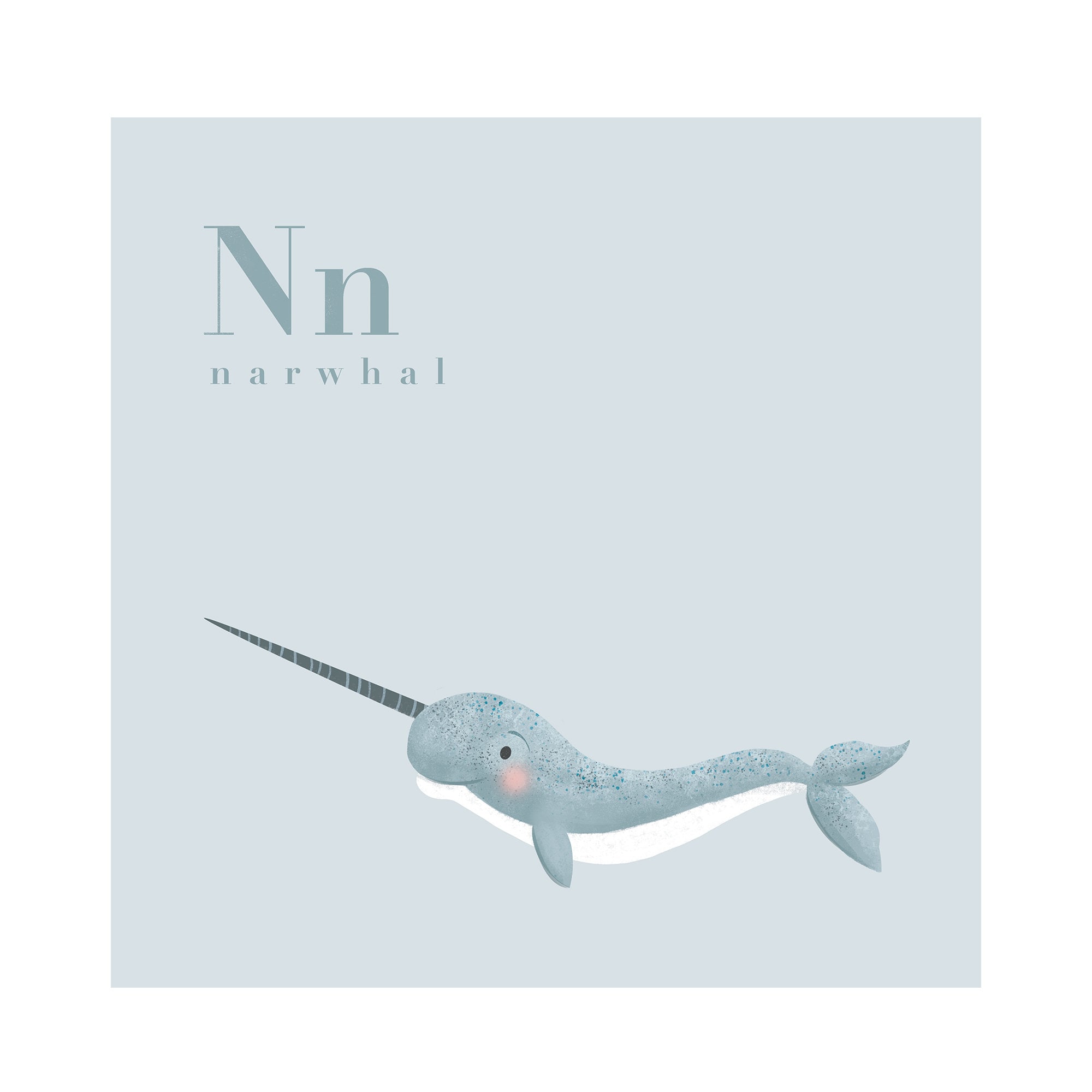 Impresión narval grabado narval bebé arte narval arte de la | Etsy