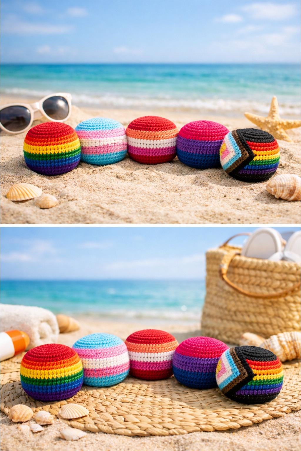 Hacky Sack Crochet Pattern PDF – Easy Beginner Footbag Pattern, Crochet ...